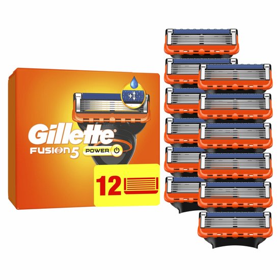 Gillette Scheermesjes Fusion 5 Power - 6 x 12 stuks ...