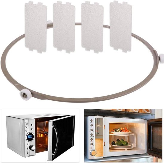 1 Ring voor Magnetronplaatspeler en 4 Universele Mica Voor Magnetron ...