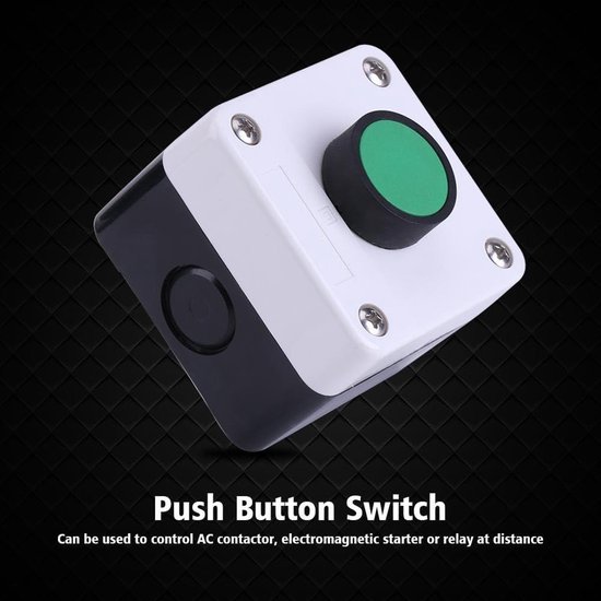 Gate Release Control Button Weatherproof Green Push Button Switch One ...