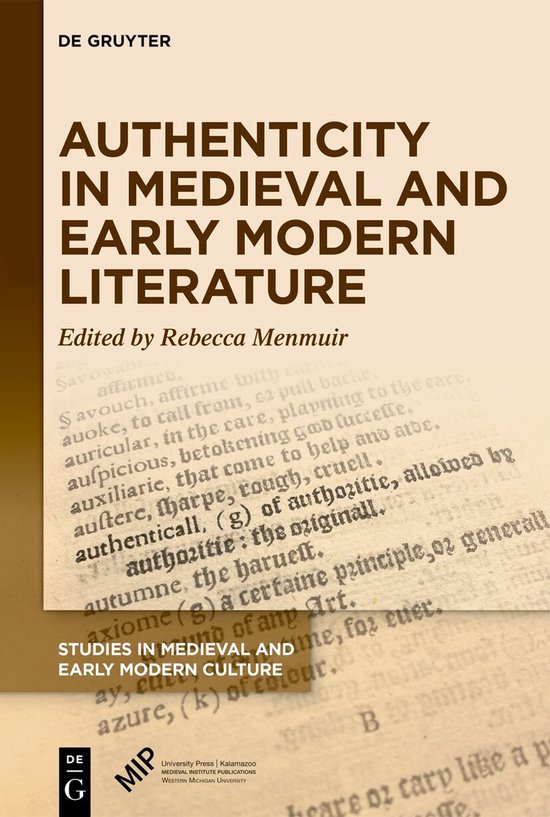 Studies in Medieval and Early Modern Culture89- Authenticity in ...