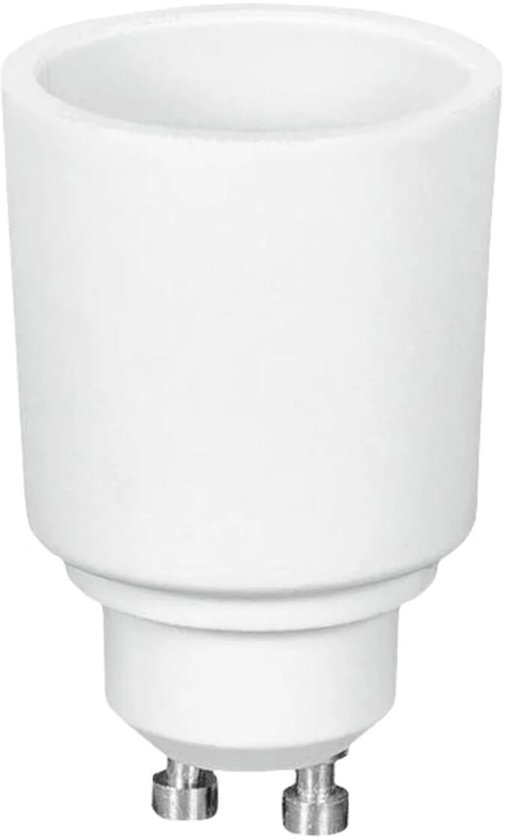 Verloopfitting GU10 naar E27 - Fitting Verloop - Eenvoudig te installeren - 2 stuks | bol