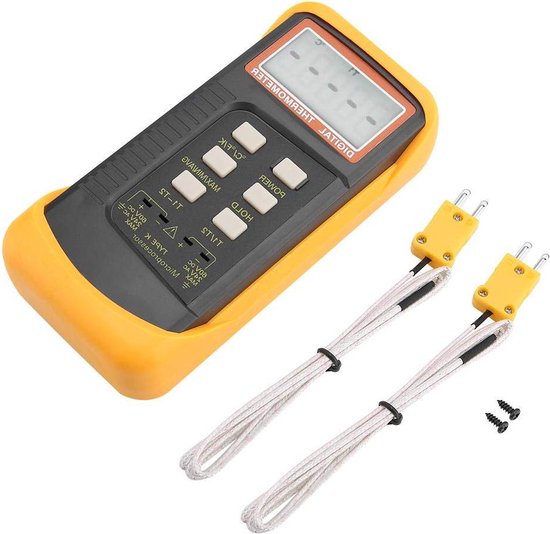 Digitaal Thermokoppel Type K Thermometer - Temperatuurmeetapparaat -50 ...