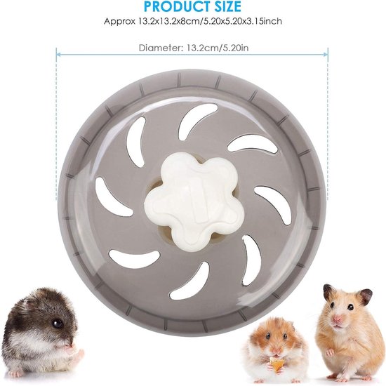 Mrs. Jones 51 inch Hamster Loopwiel - Wasbaar Oefenwiel voor Kleine Hamster Babyrat... | bol