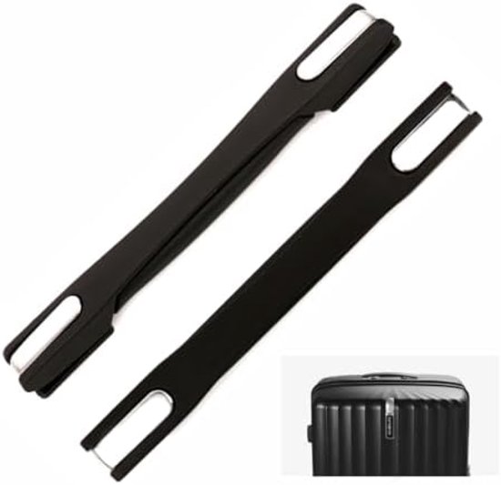 Selbro ® Koffergreep Vervanging 2 Stuks Zwart Bagagegreep Koffer ...