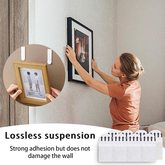 Ophangstrips voor posters - schadevrije oplossing voor foto's - 12 paar ...