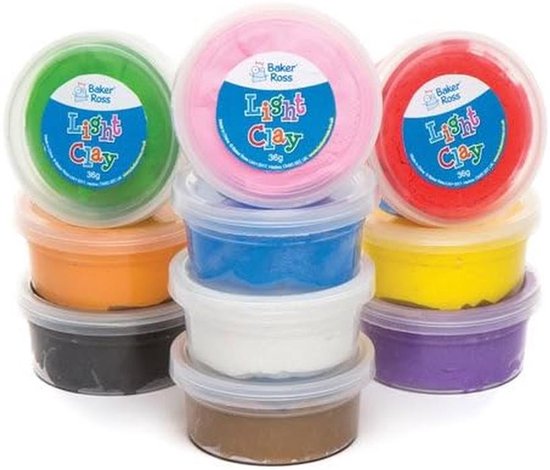 Grote Set Klei voor Kinderen - 10 Kleuren Kneedbare Klei om te ...