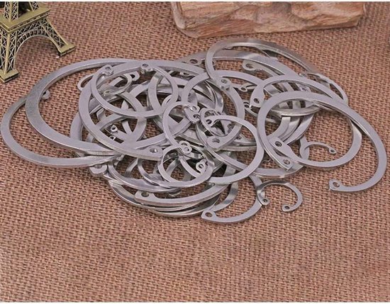 Allecta - Roestvrij Staal C-Clips Snap Ring Ø40mm, 10 stuks - Duurzame ...
