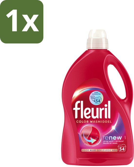 Fleuril - Wasmiddel - Renew Color Vloeibaar Wasmiddel - Gekleurde Was ...