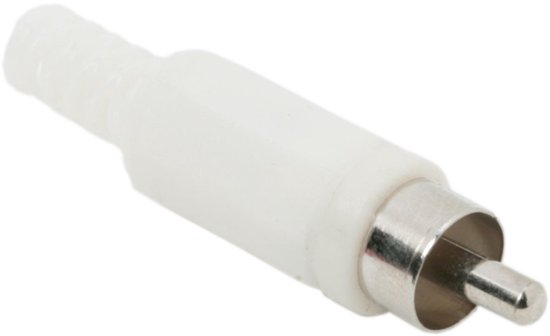 10x RCA Stekker Mannelijk – Tulp Plug met Trekontlasting – Audio ...