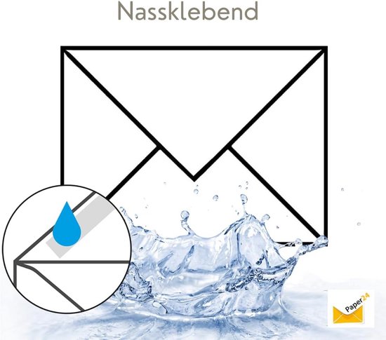 25 Witte Enveloppen 140x190 mm voor Kaarten tot 13x18 cm - Bruiloft en ...