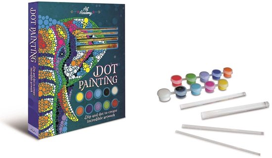 Dot Painting Set Compleet: Inclusief Tools en Patronen voor Abstracte ...