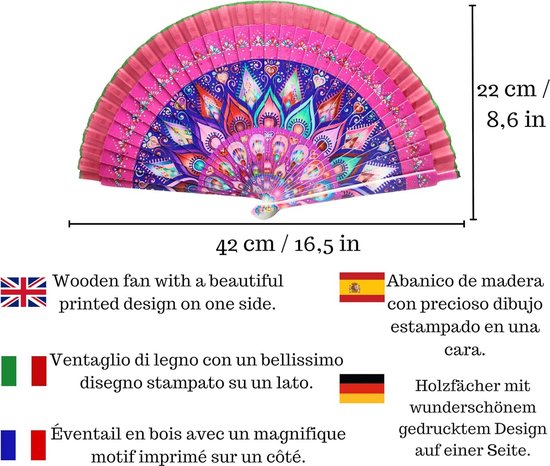 Heuptas van katoen met grote vakken en verstelbare band - Boho stijl | bol