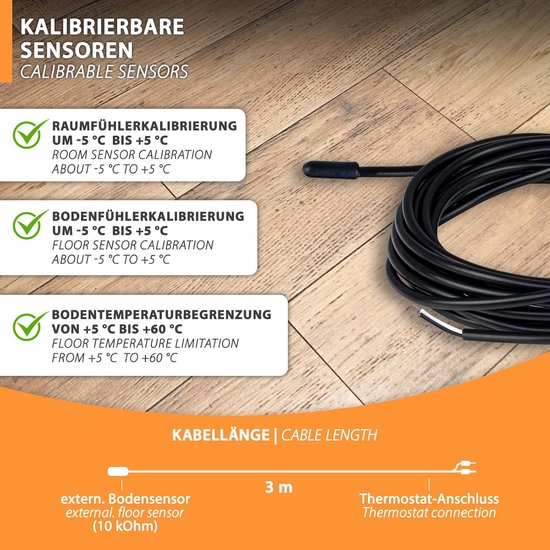 Slimme Wifi Kamerthermostaat voor Elektrische en Watergeleide ...