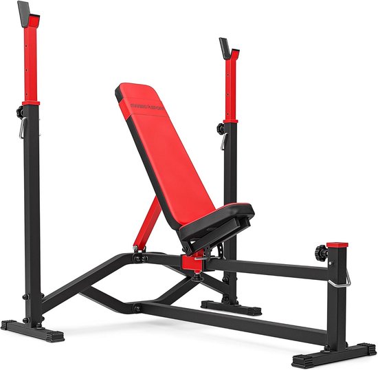 Inklapbare Halterbank met Halterstandaard | Verstelbaar voor Fitness en ...