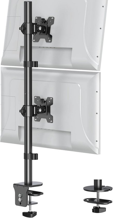 Verticale Dubbele Monitorstandaard voor Twee Schermen tot 32 Inch | bol