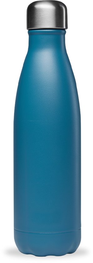 Qwetch - Isothermische fles - Originals Matt Blauw - 1L. | bol