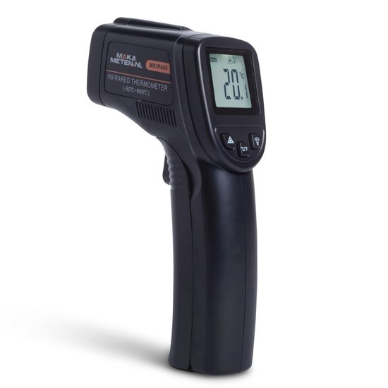 Infraroodthermometer met Laser -50 tot +600 °C - Warmtemeter met ...