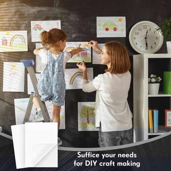 Double-sided adhesive sheets, A4 double-sided adhesive film, 10 pieces ...