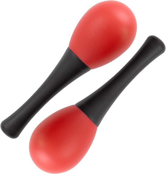 Rode Mini Maracas 13cm - Paar Egg Shaker Maracas voor Kinderen ...