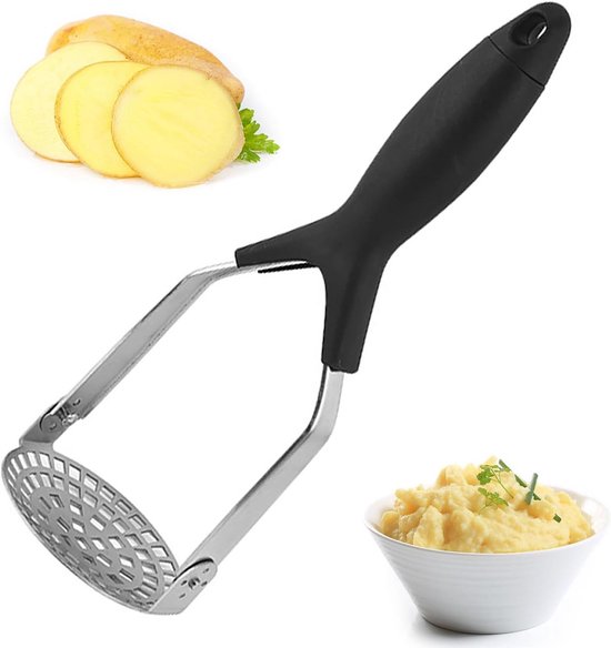 Aardappelpers roestvrij staal – inklapbaar met lange handgreep voor ...