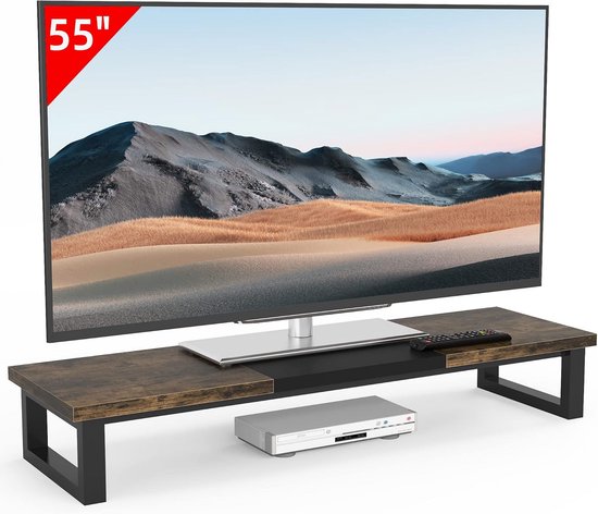 Grote TV-verhoger voor 32-55 inch televisies, 45 inch, stalen poten ...