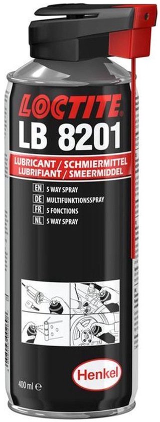 Loctite LB 8021 Silicone Spray - Smeermiddel voor metaal, kunststof ...