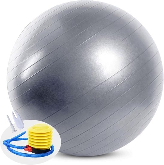 Stabiliteitsbal 55 cm Antislip - Yogabal voor Pilates, Fitness en ...