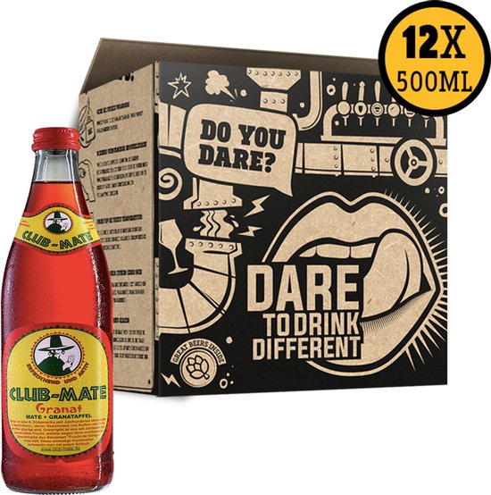 Club-Mate Frisdrank - Maté Extract Drank - 24 Flacons van 33cl | bol