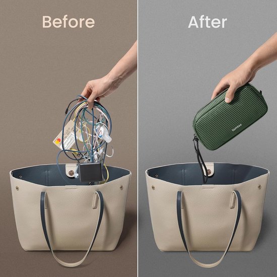 Accessoire tas voor laptop, elektronica en kabels - organiser etui voor ...