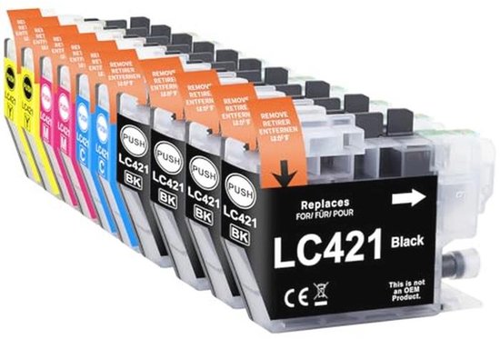 Compatibele Inktpatronen LC421 - Multipack Cartridges voor DCP-J1050DW ...