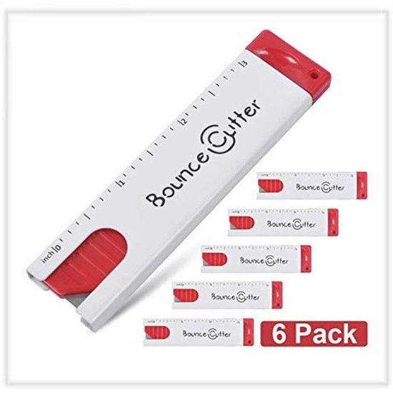 Mini Veiligheidsmesjes Set van 6 – Automatisch Terugtrekkend Cuttermes ...