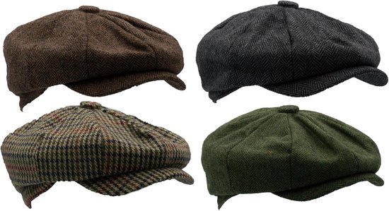 Klassieke Baker Boy Pet voor Heren - 8-Panel Stijl | bol