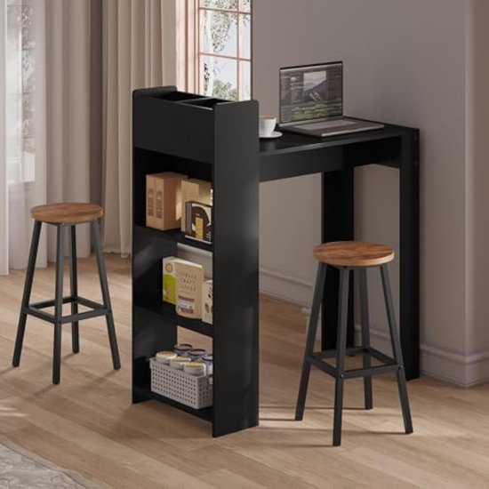 Barkrukken Set Van 4 – Industriële Stijl – Met Voetensteun – Vintage ...