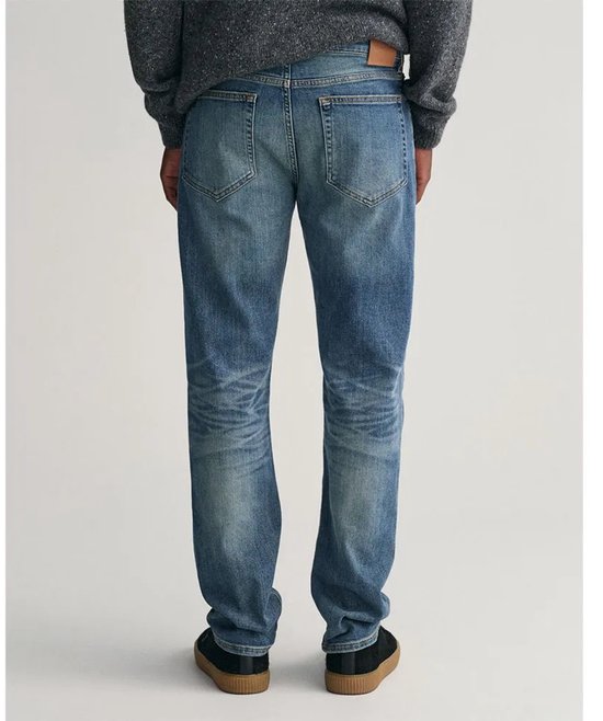 Gant Archive Regular Fit Spijkerbroek Grijs 33 / 32 Man | bol