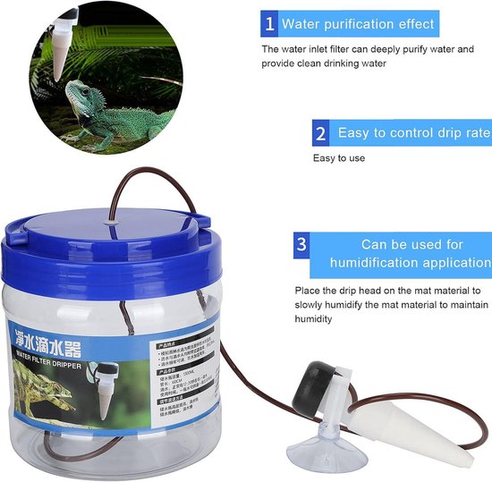 Water Drip-Per Kit voor Reptielen - Plantenbewatering en ...