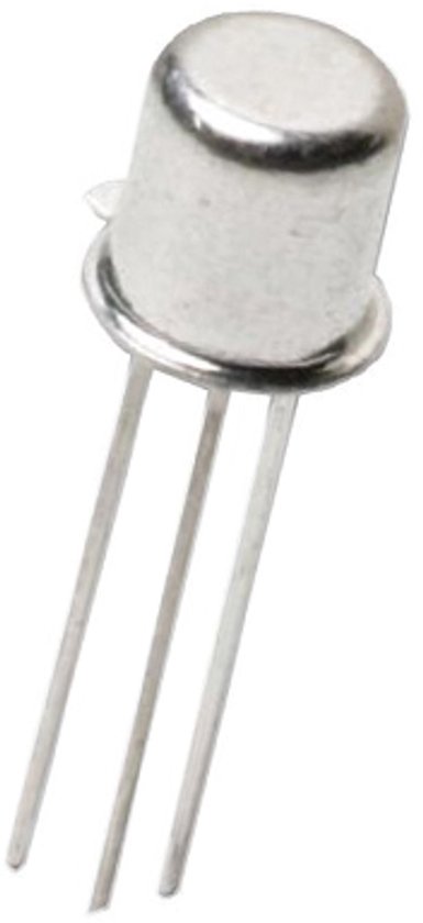 BC107 NPN transistor TO 18 metalen behuizing bipolar single transistor ...