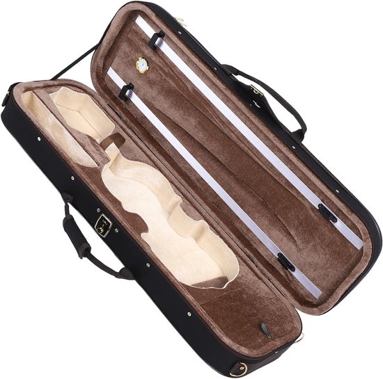 4/4 Size Violin Hard Shell Storage Box - Hygrometer Violin Travel Bag ...