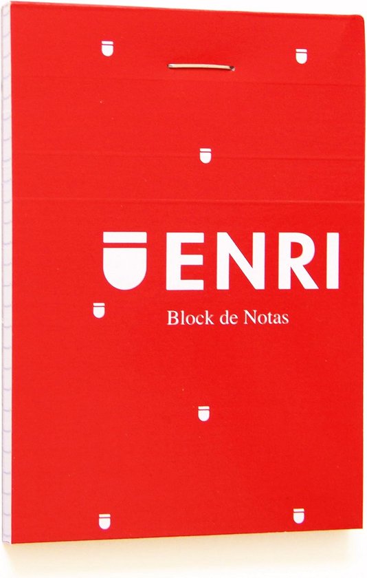 Notitieblokken A7, Pak van 10, Geruit, Softcover, 80 Vel | bol