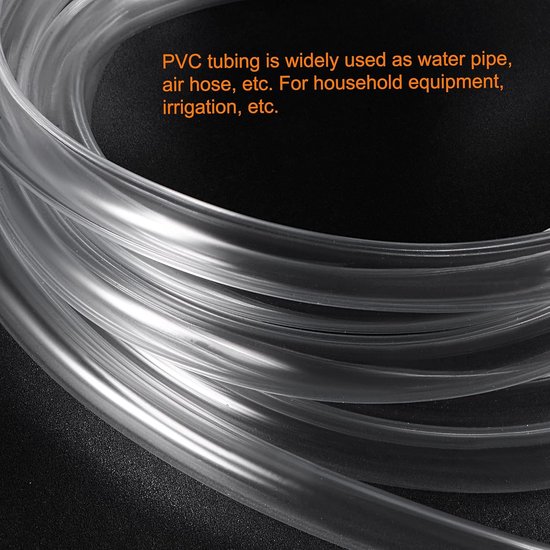 Transparante PVC Slang - 1mm Binnendiameter x 1.6mm Buitendiameter - 5 ...