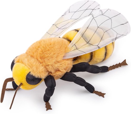 Pluche Bij Knuffel - Zacht en Realistisch Insect Speelgoed voor ...