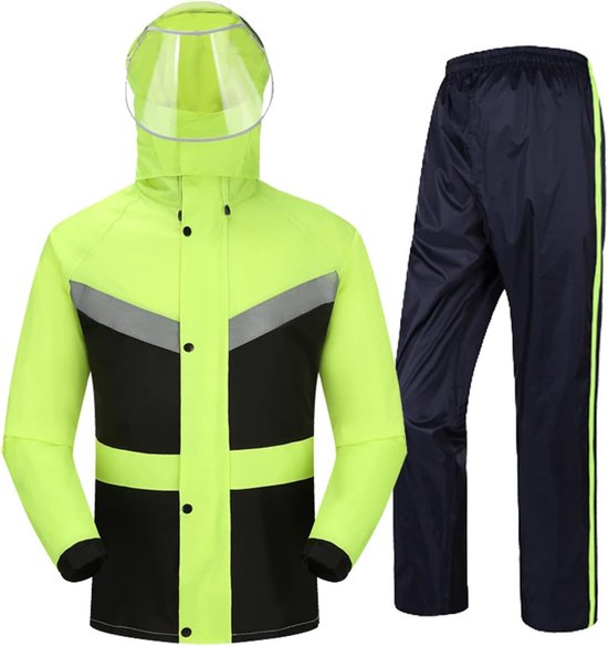Waterdicht Ademend Regenpak voor Heren en Dames - Winddicht Motorpak ...
