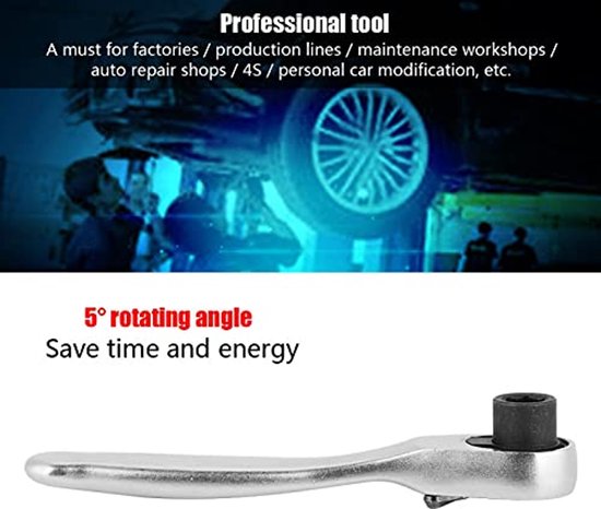 1/4" Mini Rapid Ratelsleutel Schroevendraaiers Inbussleutel Torque ...