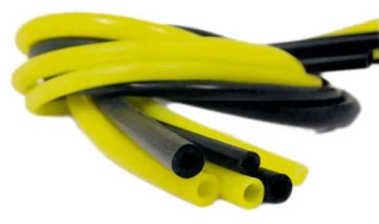 Best Divers Siliconen Buis Geel,Zwart 8 mm | bol