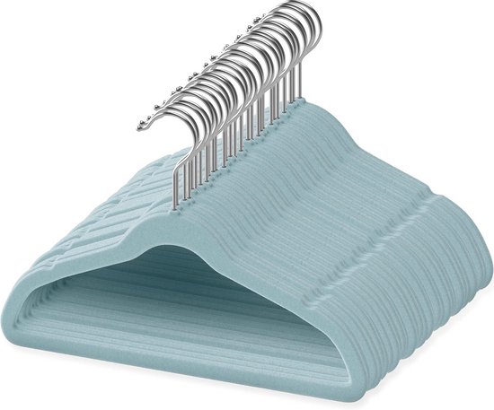 50x Fluweel Baby Hangers Antislip - Slim & Ruimtebesparend ...
