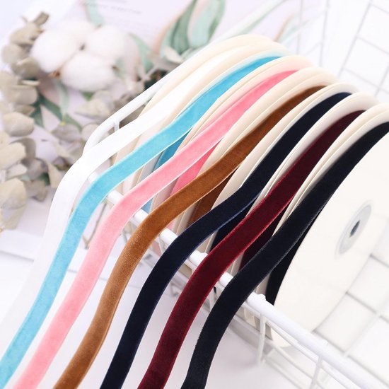 10 Yards Bordeaux Rood Fluweel Lint voor Geschenkverpakking en ...