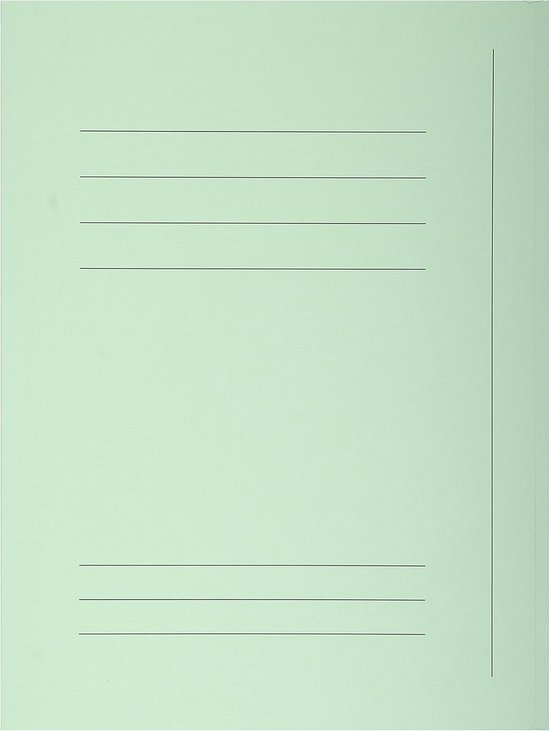 Set van 50 Groene Mapjes met Vleugels voor Papier (A4 Formaat) | bol
