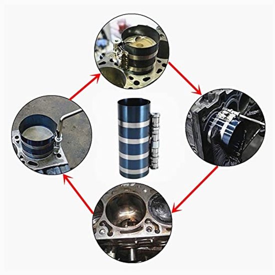 Auto Motor piston ring installer removal kit compressor tools and ...