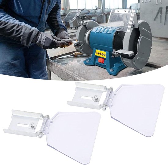 2pcs Bench Grinder Eyeshield - RVS Shield Attachment - Machine ...