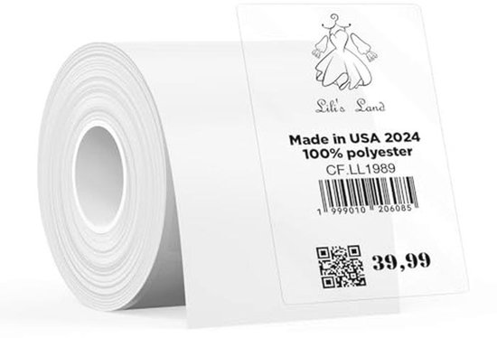 SUPVAN KATASYMBOL T50M Pro/T50M Plus Label Tape, Self Adhesive Thermal ...