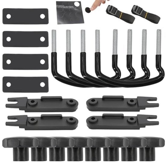 Universele dakkofferbevestiging set - 4 stuks U-beugels en ...